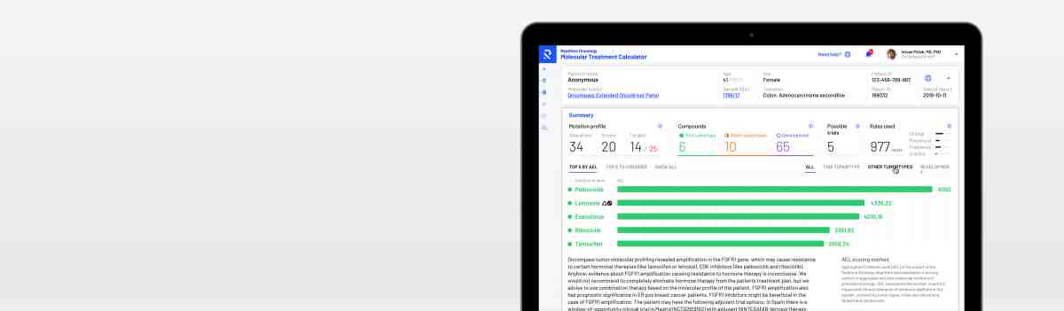 Oncology software - A solution to select personalized treatments ...